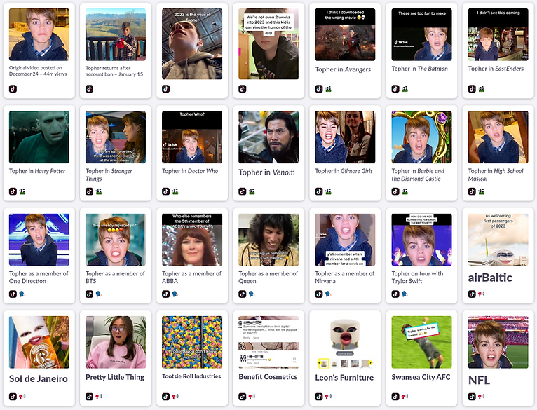 Topher Tiktok Meme American Boy Goes Viral As First Tiktok Star Of 2023